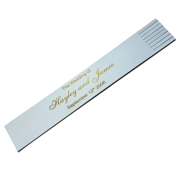 Printed promotional leather bookmarks | Gold Graphics Printers